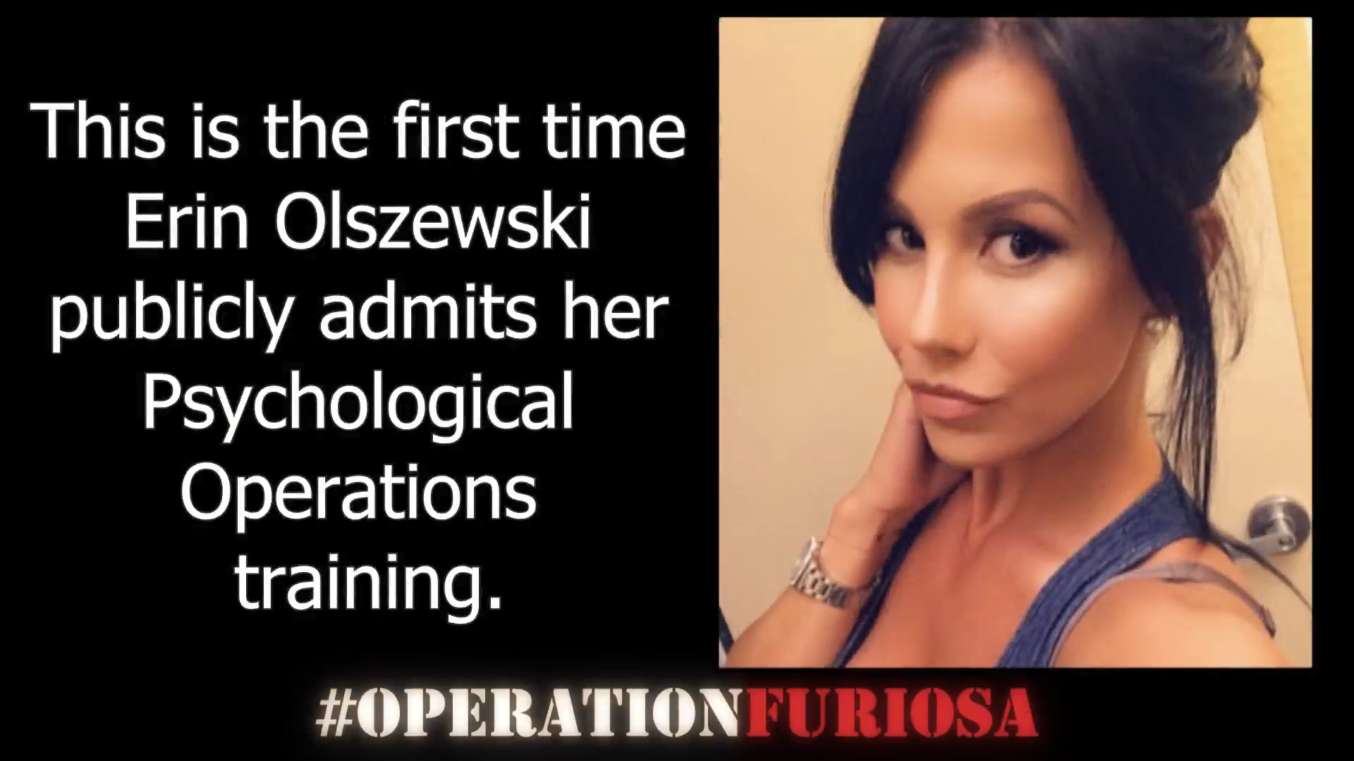 Erin Olszewski Received Psychological Operations Training - Greg Wyatt ...